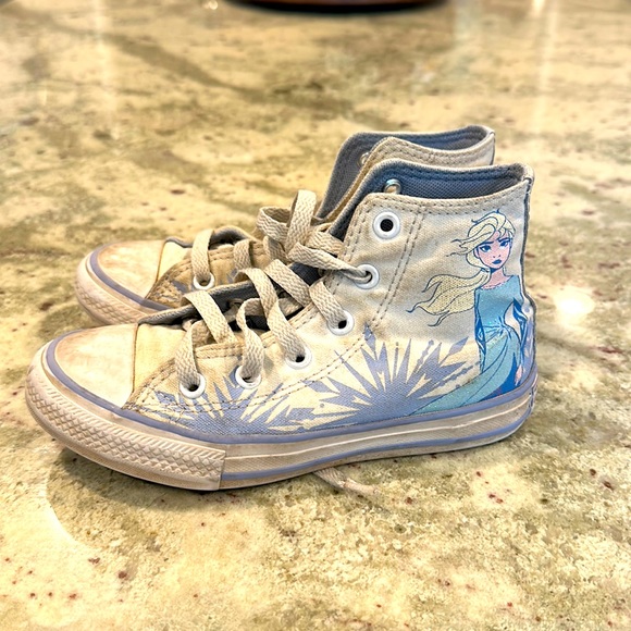 Converse | Shoes | Frozen Super Rare Converse Size 2 Toddler | Poshmark
